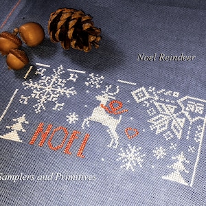 Primitive Christmas Cross Stitch Pattern Pdf Download, Samplers and ...