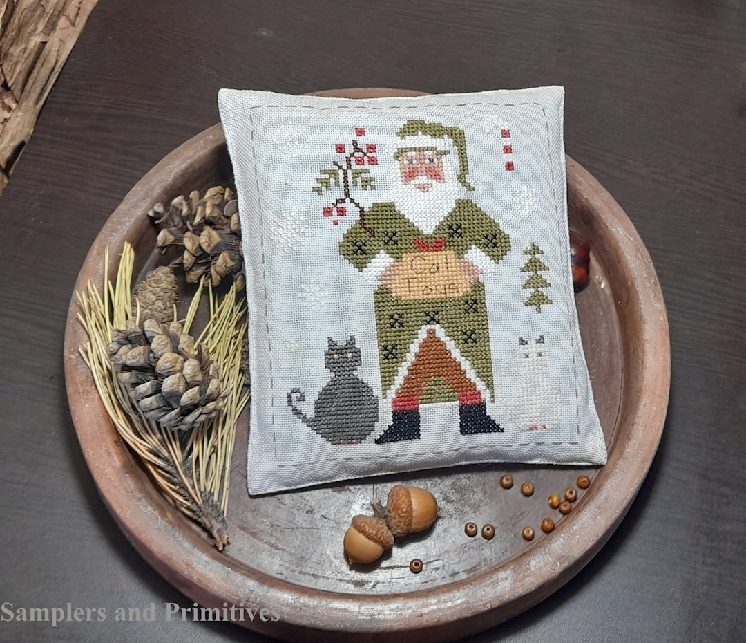 Primitive Christmas Cross Stitch Pattern Pdf Download, Samplers and ...