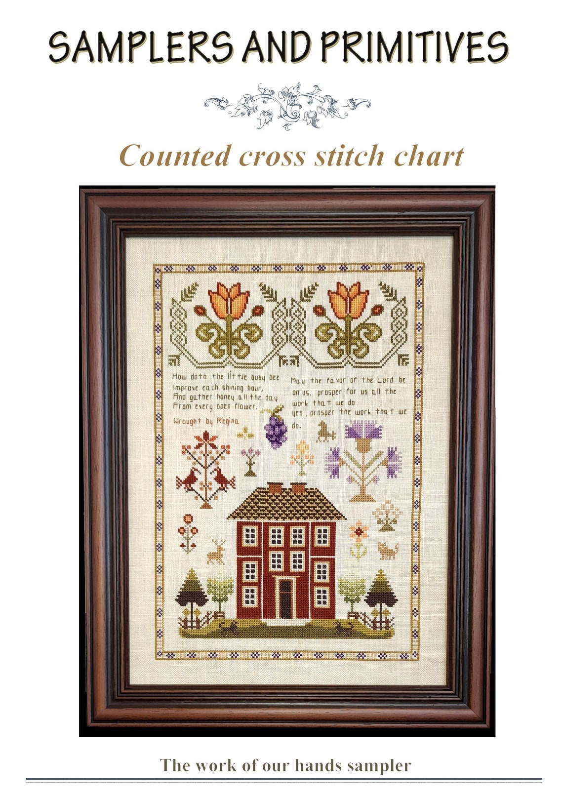 Cross Stitch Sampler Pattern Chart PDF Samplers and - Etsy