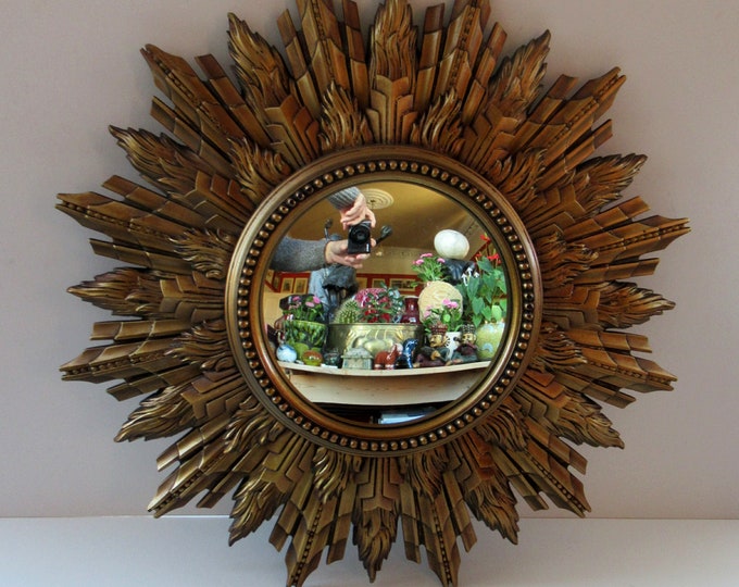 RARE Early 1950s G-plan (gomme Furniture Wycombe) SUNBURST MIRROR ...