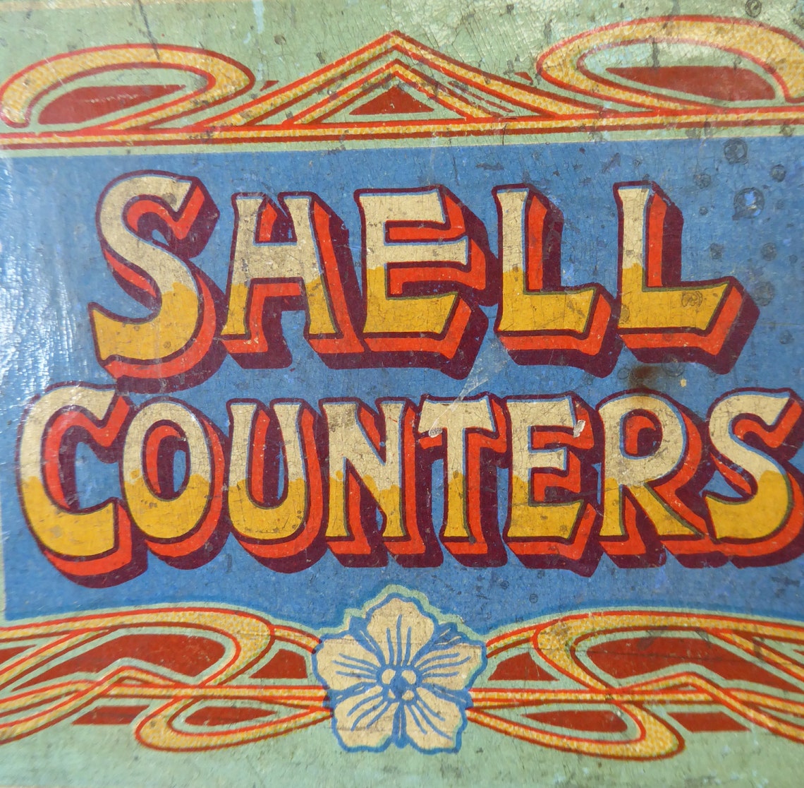 EDWARDIAN GAMES COUNTERS. Rare Art Nouveau Box With Original - Etsy UK