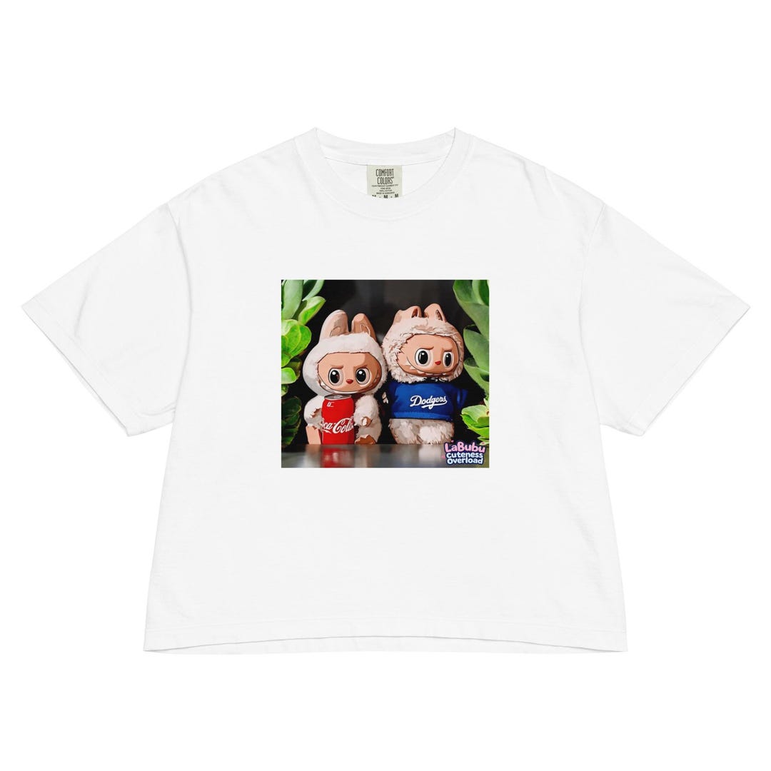 Labubu Women’s Boxy Tee - Jungle Labubu Cuteness Overload - Etsy