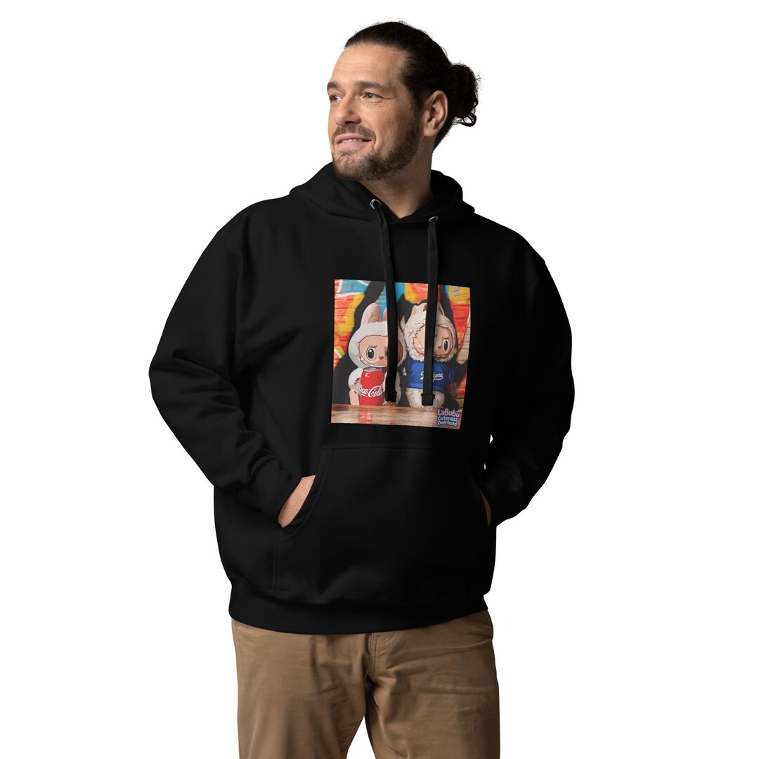 Labubu Unisex Adult Hoodie - Graffiti Labubu Cuteness Overload - Etsy