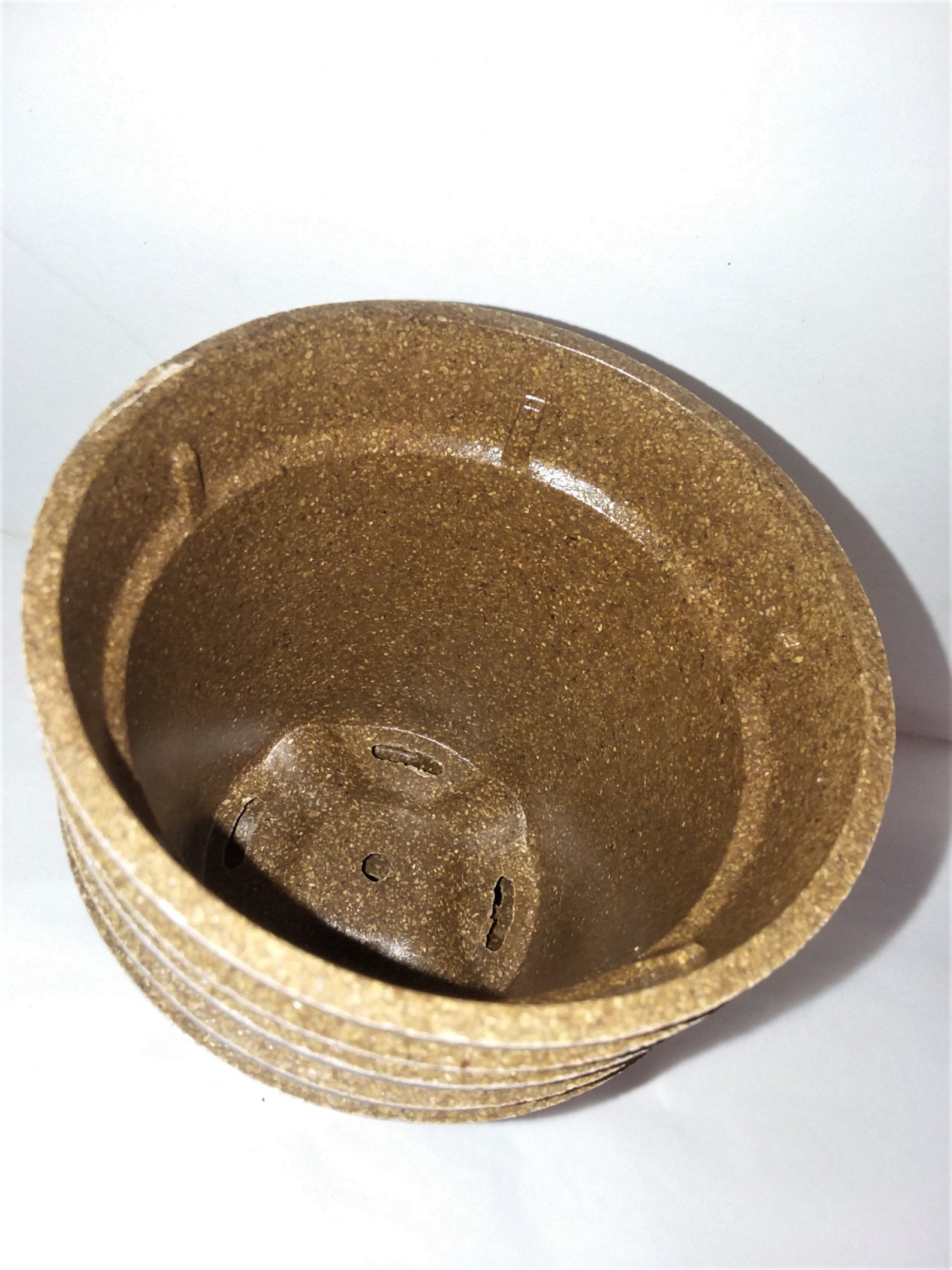 Five Eco- Friendly Rice Hull Pots. 3.5 Inch Diameter 3.3 Inches Deep ...