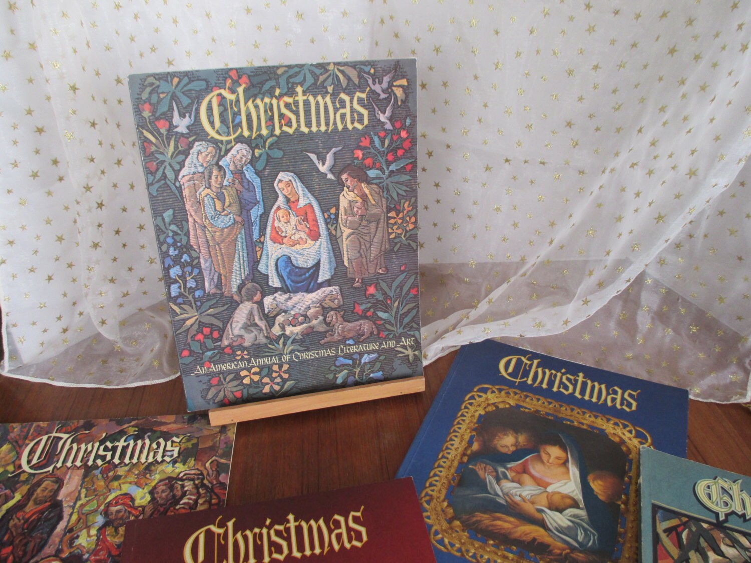 Vintage Christmas Books, Set of 5 ,christmas Stories, Christmas Music ...