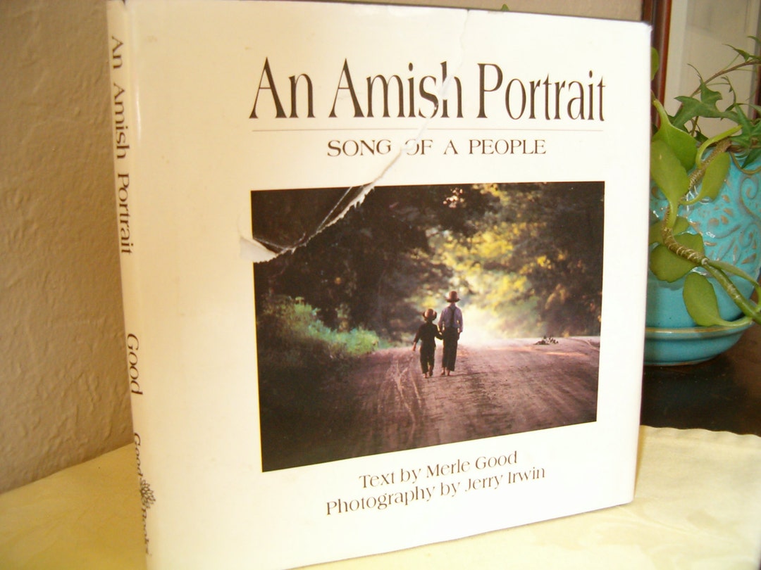 Amish Portrait Vintage Book, for Book Lovers, Housewarming Gift ...
