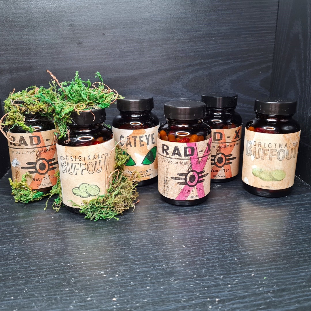 Fallout Inspired Cosplay Pill Bottle Props Unofficial - VARIATIONS ...