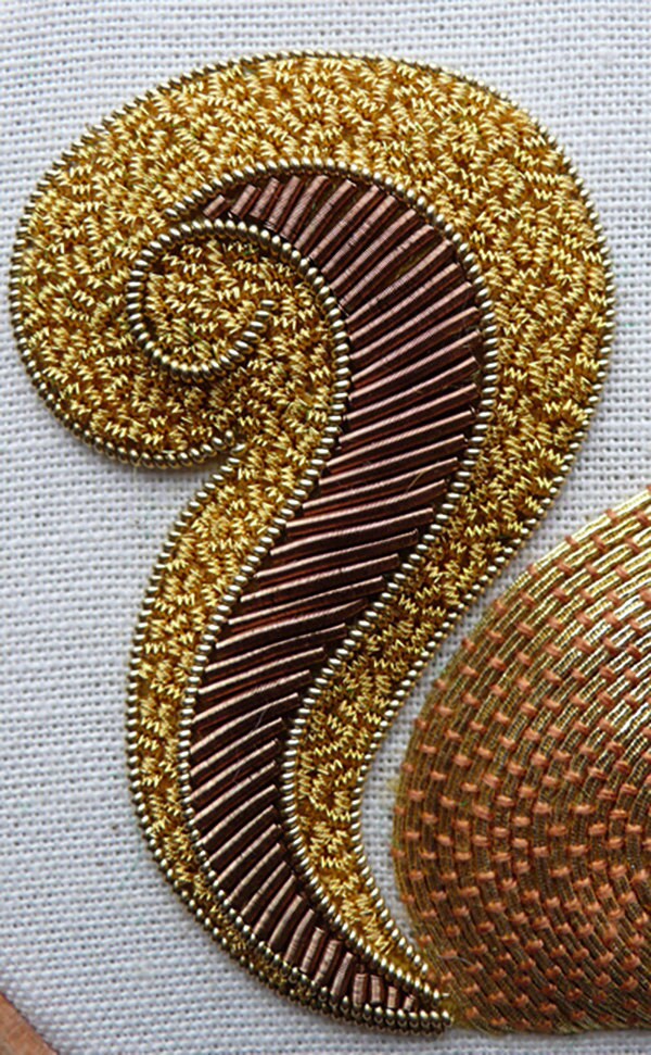 Metalwork Embroidery Squirrel Kit | Etsy