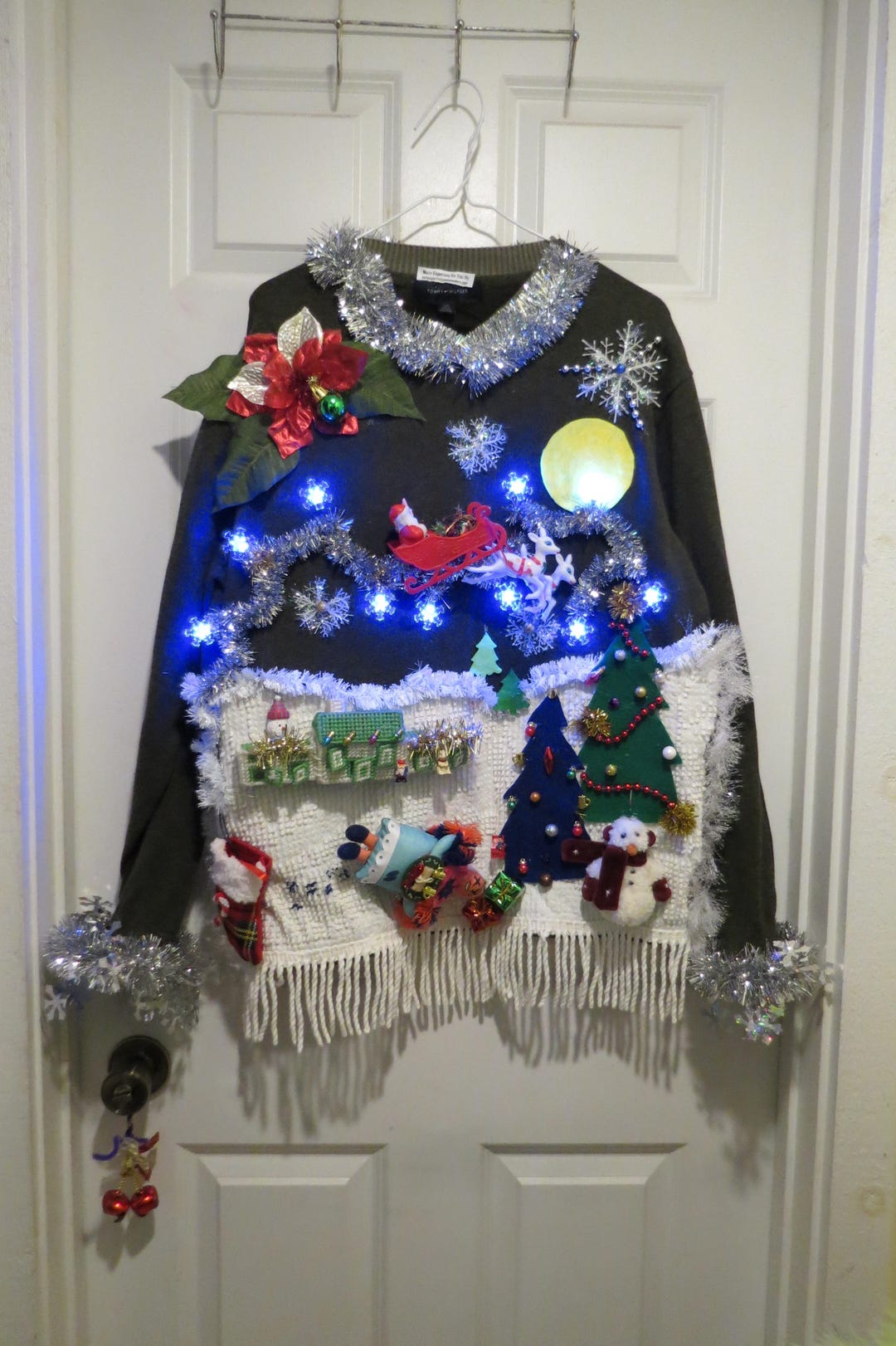 Hysterical 3-d Granny Got Run Over by A Reindeer Tacky Ugly Christmas ...