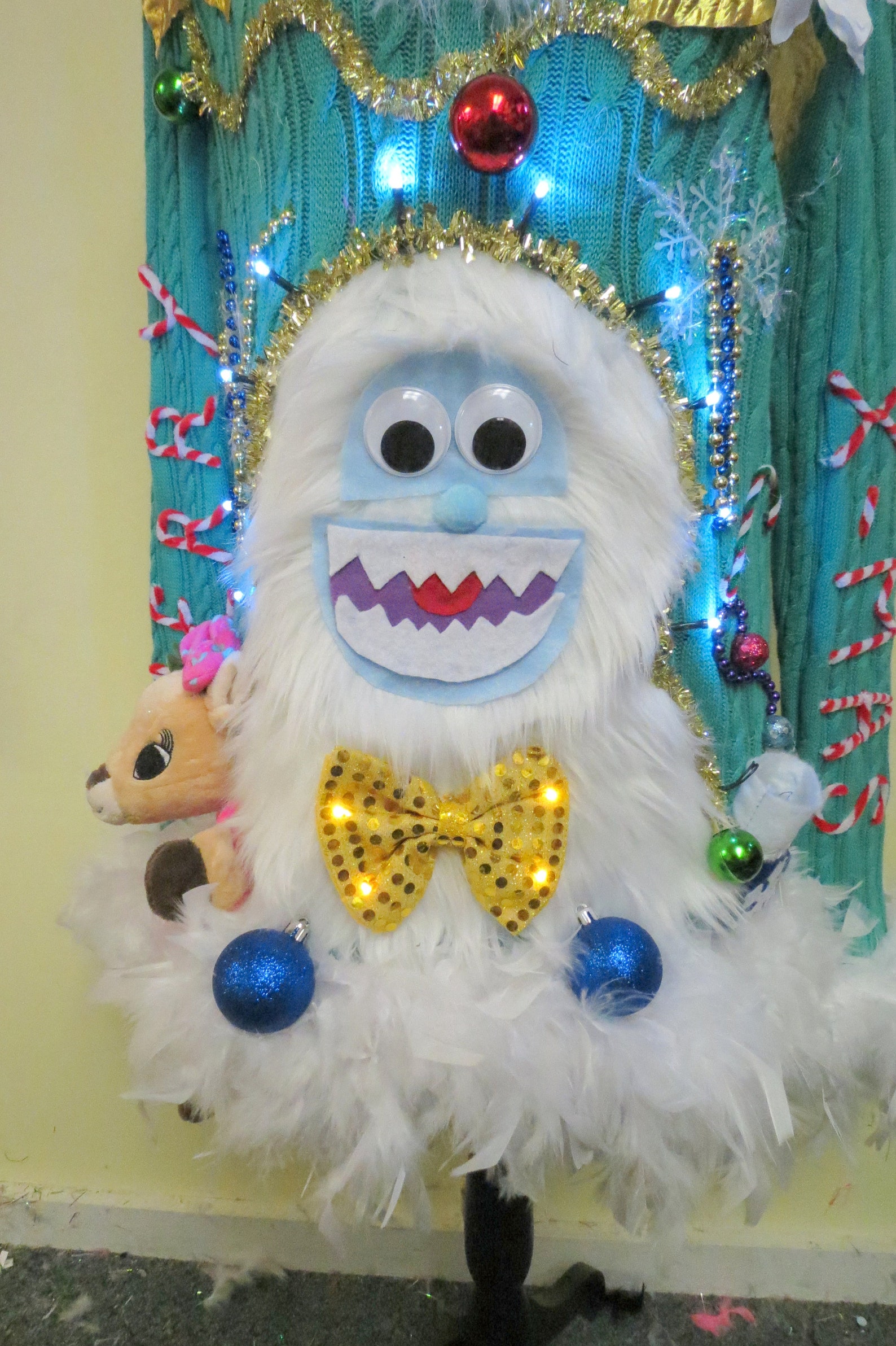 Yeti Abominable Snowman Sweater, Tacky Ugly Christmas Sweater, Gorgeous ...