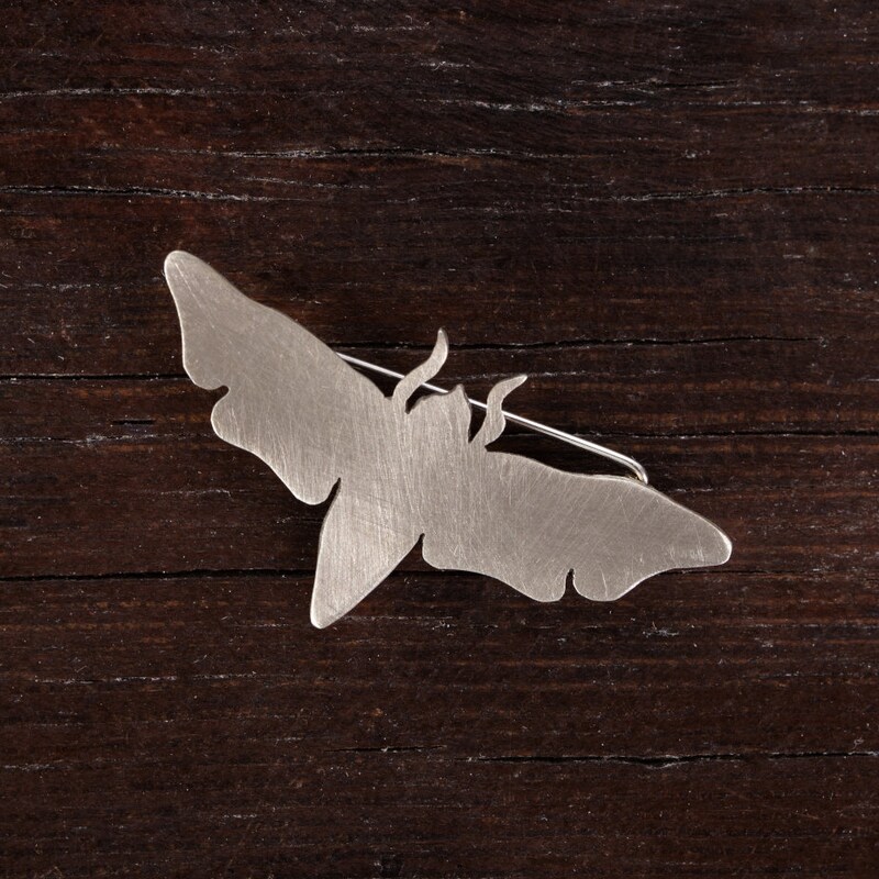Moth Brooch - Etsy