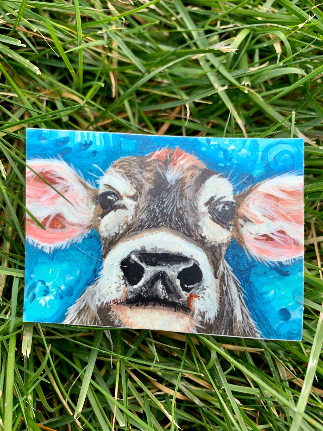 Cow Vinyl Sticker: 2x3" Weatherproof Farm Animal Decal - Etsy