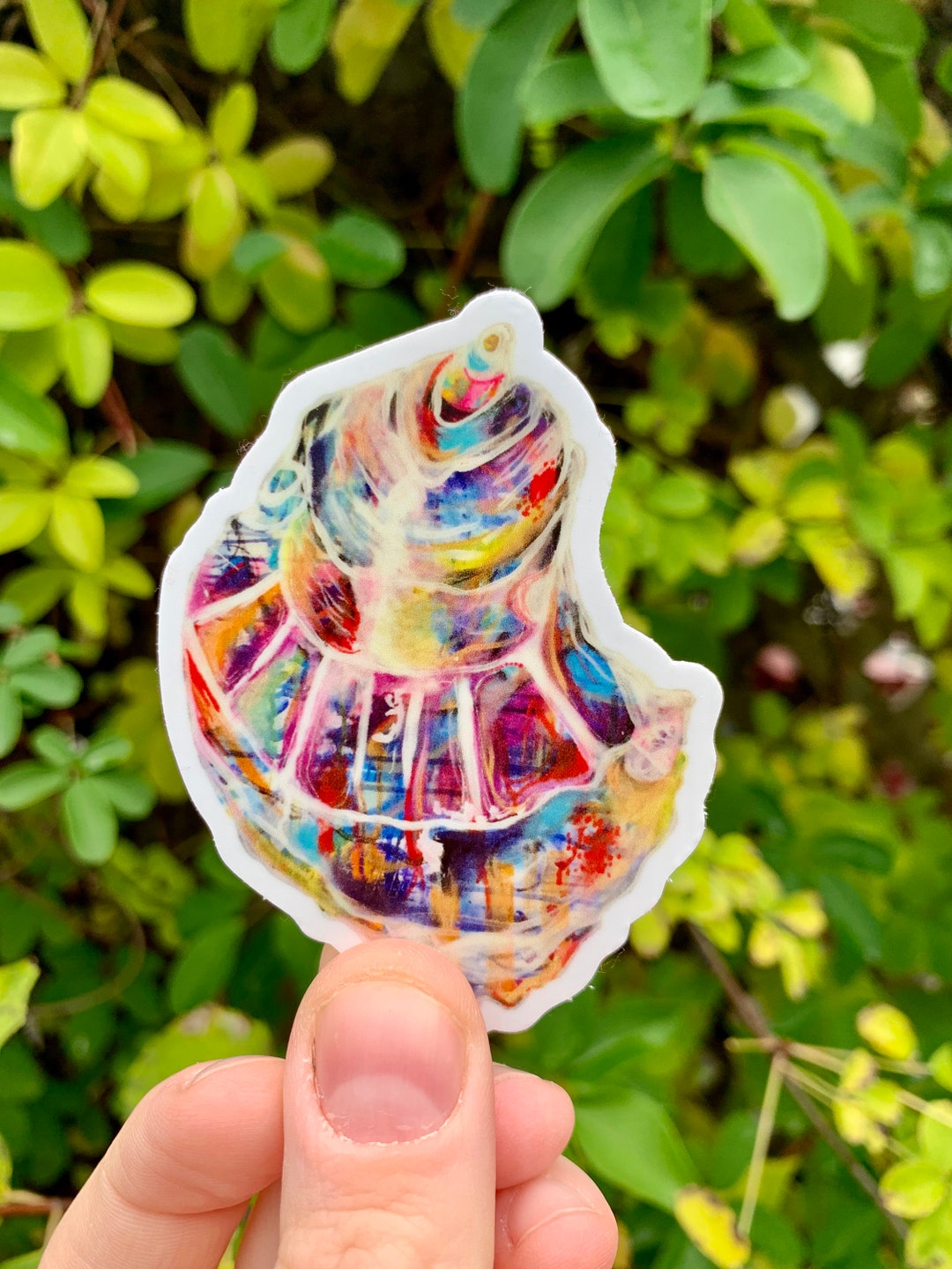 2x3" Oyster Waterproof Sticker, Shellfish, Laptop Decal, Waterbottle ...