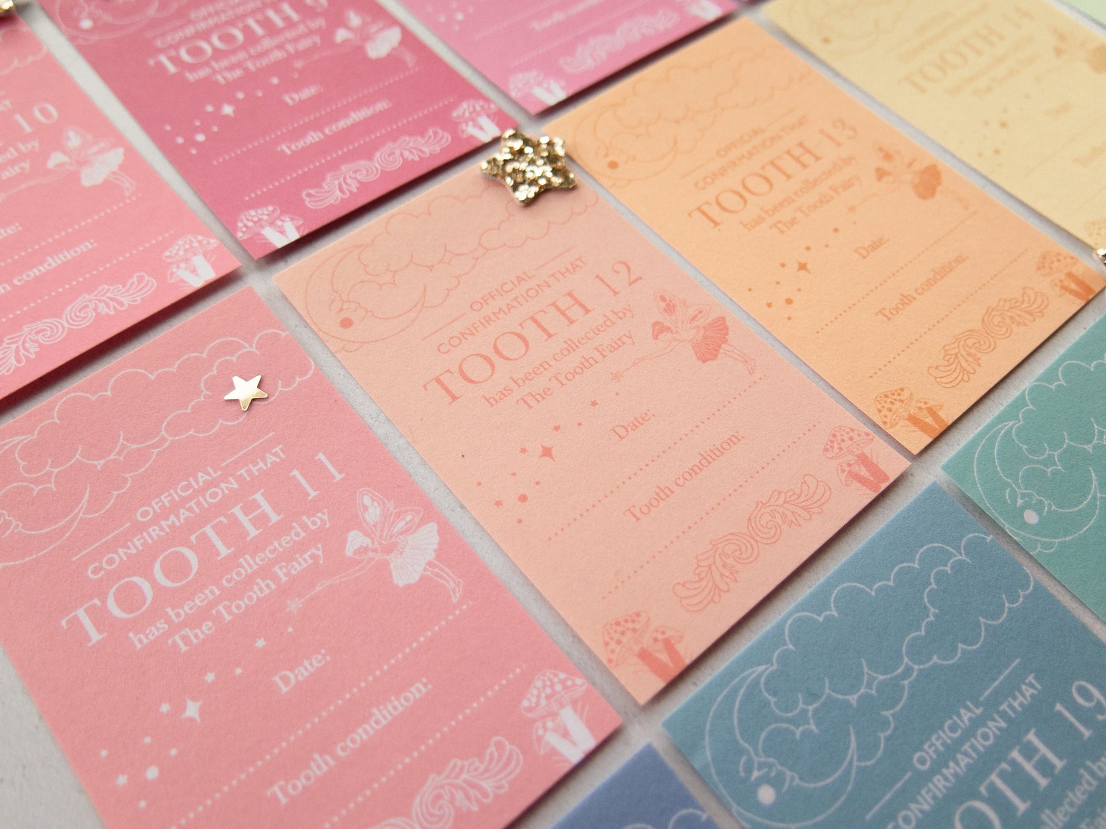 Tooth Fairy Collection Tokens Tooth Fairy Letter Tooth Fairy - Etsy