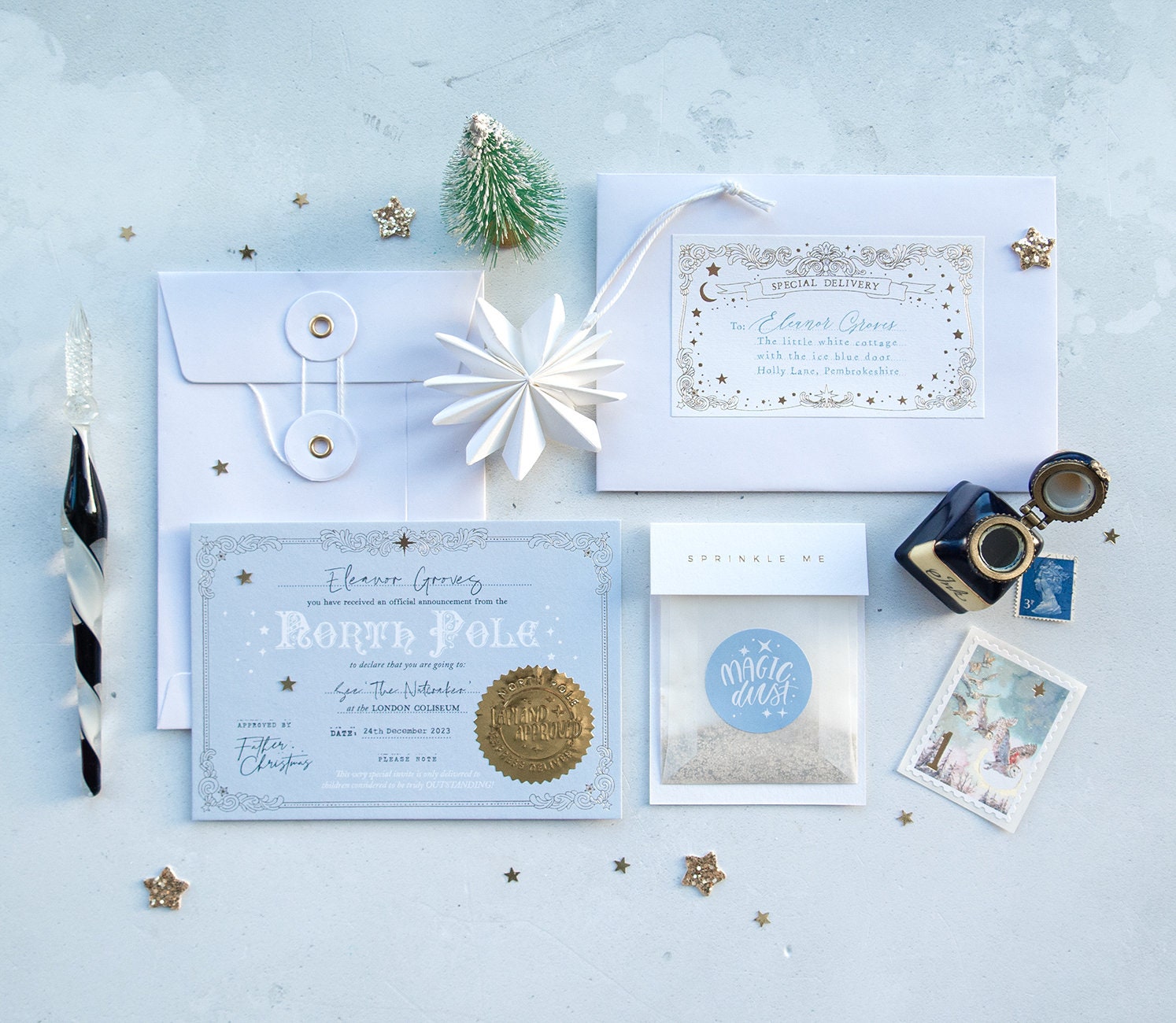 Personalised Lapland Invitation Lapland Reveal Lapland - Etsy