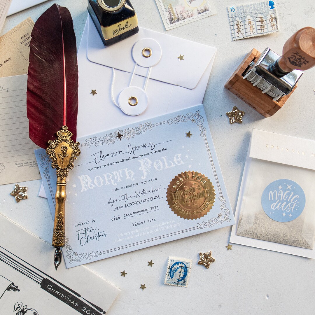Magical Experience North Pole Invitation | Lapland Invitation ...