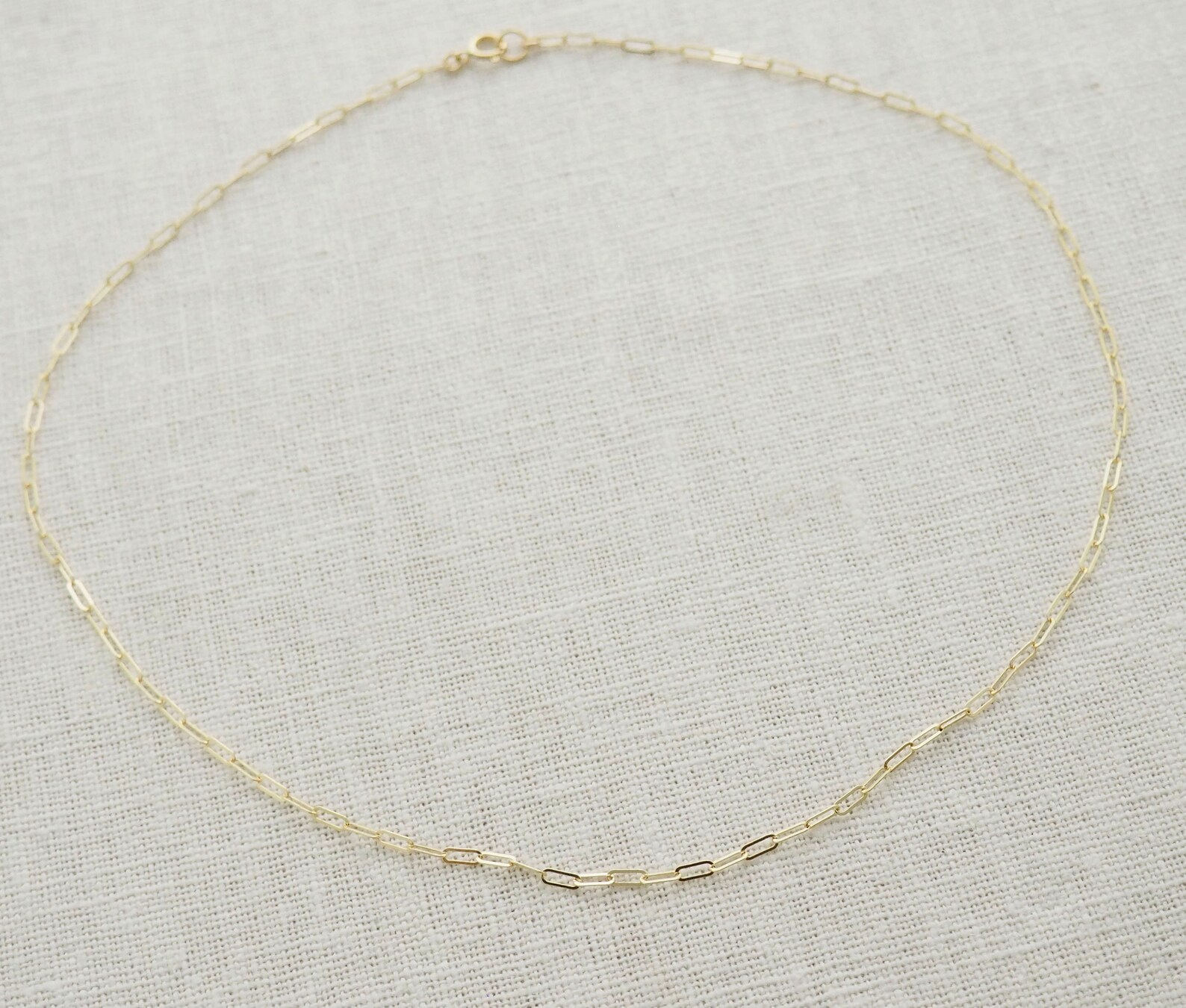 Rose Gold LINK CHAIN Necklace Rose Gold Chain Necklace - Etsy