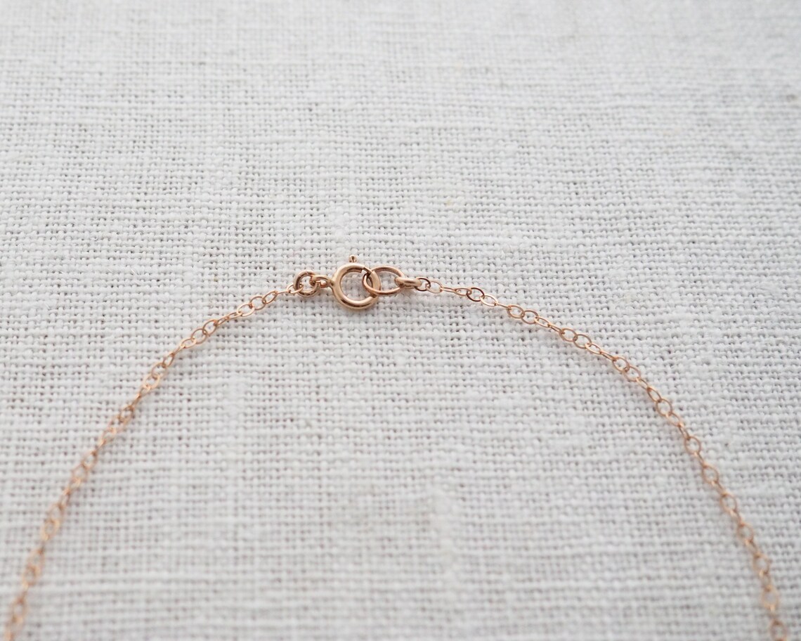 Rose Gold CHAIN Necklace • Rose Gold Filled Necklace • Plain Chain ...