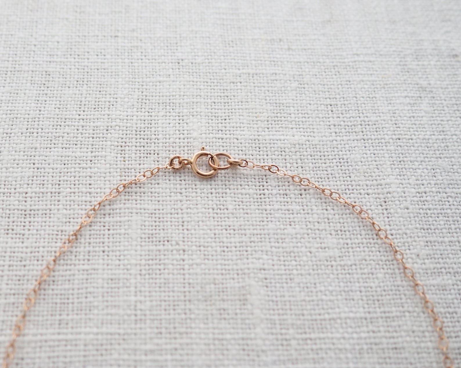 Rose Gold CHAIN Necklace • Rose Gold Filled Necklace • Plain Chain ...