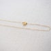 Gold LOTUS Necklace • Sideways Lotus Necklace • One One Side Necklace ...