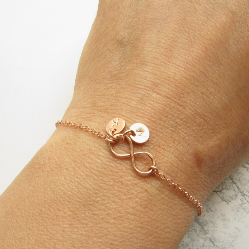 Rose Gold Infinity - Etsy