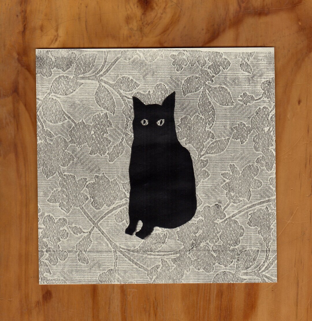 Victorian Billy Cat Linocut Print Lino Cut, Original Print, Lace - Etsy