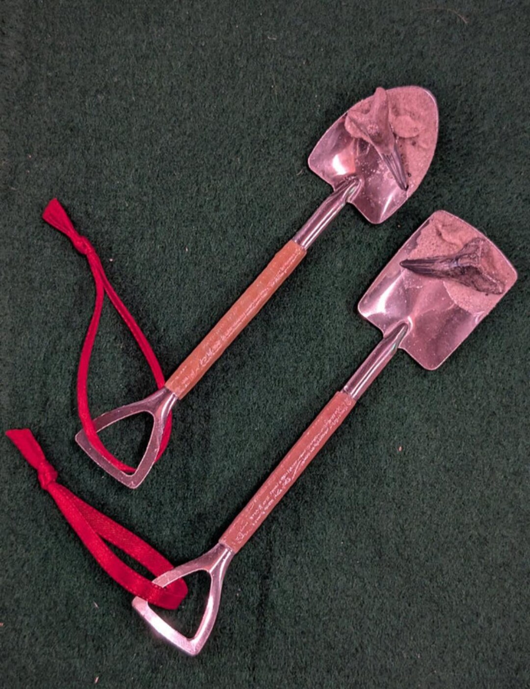 Mini Fossil Hunter Shovel Ornament: Real Hemipristis Shark Tooth - Etsy