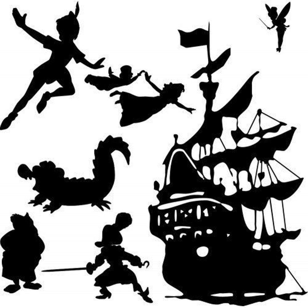 Peter Pan Scene Embroidery Design - Digital Download With Multiple File ...