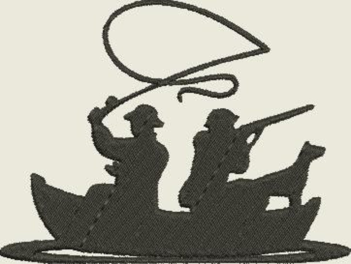 Fishing/hunting Embroidery Design Digital Download - Etsy