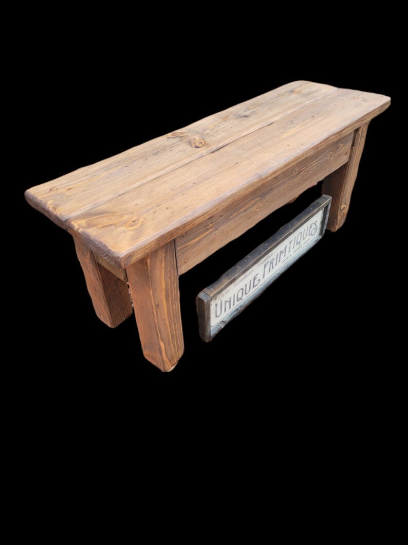 RUSTIC FARMHOUSE BENCH Farm House Indoor Outdoor Kitchen - Etsy