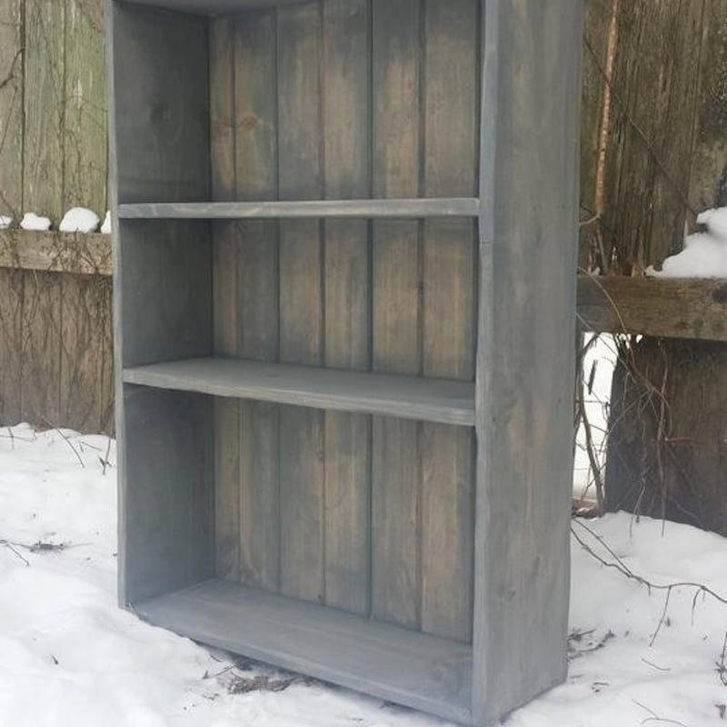 Rustic Bookcase - Etsy
