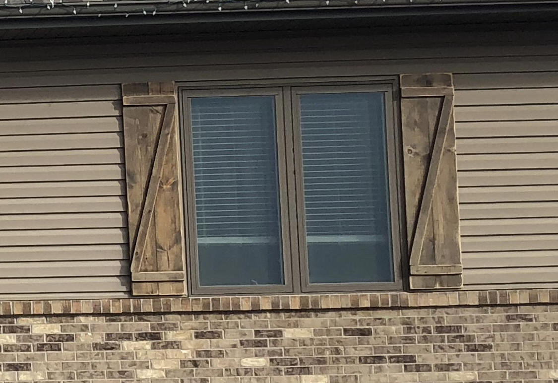 RUSTIC WOOD SHUTTERS Large 14-1/2 w x56 h | Etsy