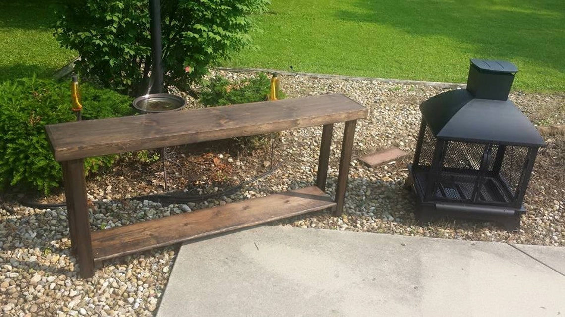 RUSTIC ENTRYWAY TABLE - Etsy