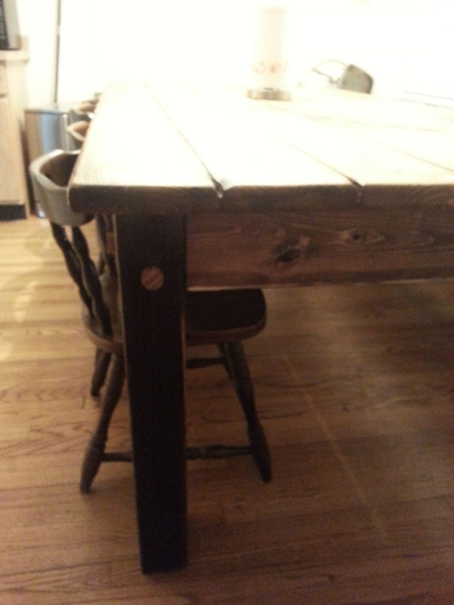 RUSTIC Wood TABLE Large Set Cabin Farmhouse 48x96x31h 8-Foot | Etsy