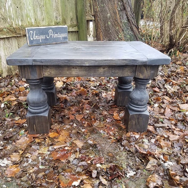 Turned Leg Table - Etsy