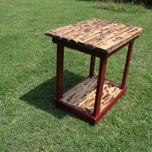 Reclaimed FIRE DAMAGED Wood by Unique Primtiques Golden Oak Stain BARN ...