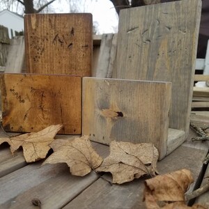 Rustic Brochure Display Holder Business Restaurant Show Event ...