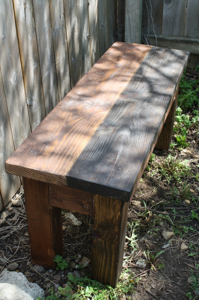 RUSTIC WOOD BENCH Farmhouse Farm House Country Decor Reclaimed - Etsy