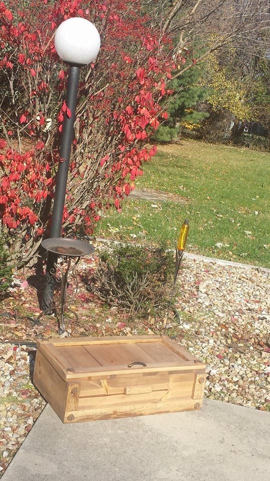 RUSTIC STORAGE CHEST Large Wooden Trunk W/lid Special Walnut | Etsy