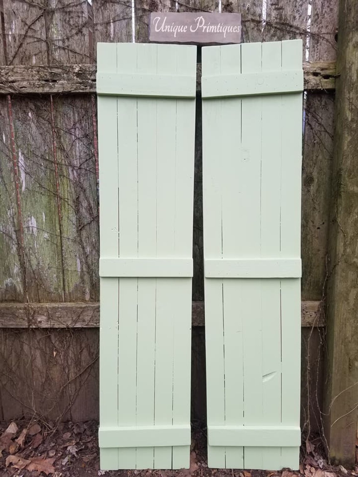 Rustic Wood Shutters Country Barn Display Indoor Outdoor | Etsy