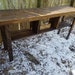 RUSTIC CONSOLE TABLE Large Sofa Bar Buffet Kitchen Island 16x72x33h ...