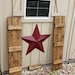 RUSTIC WOOD SHUTTERS Country Barn Display Indoor Outdoor Primitive ...