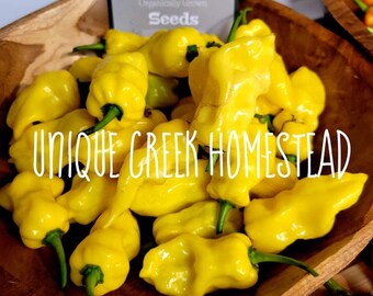 Yellow Datil Sweet Heirloom Pepper Premium Seed Packet - Etsy