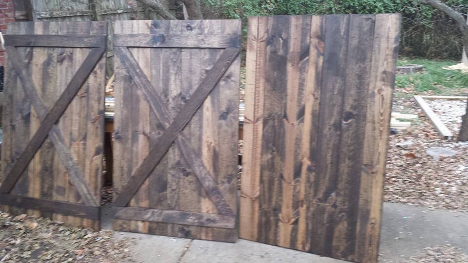 RUSTIC BARN DOORS Large Wood Shutters 3ftx5ft Reclaimed | Etsy