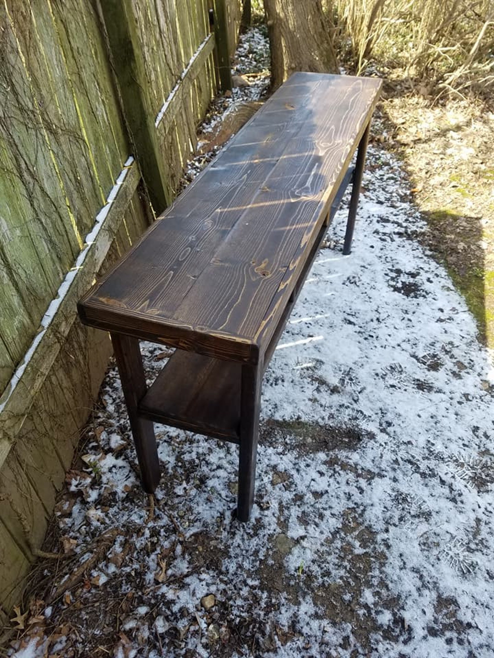 RUSTIC KITCHEN ISLAND Console Table Large Sofa Bar Buffet | Etsy
