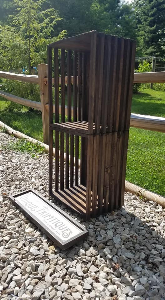 Rustic FARMHOUSE Wood CRATES x2 Reclaimed Wood Bathroom | Etsy