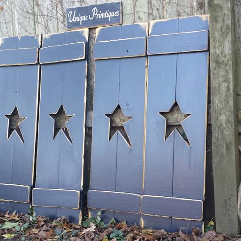 Primitive Star Shutters - Etsy
