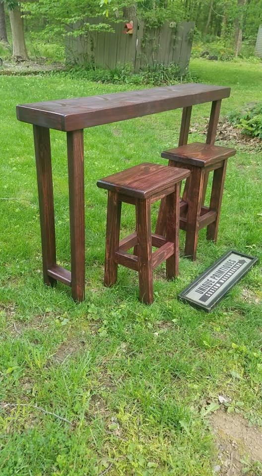 RUSTIC SOFA BAR Table | Etsy