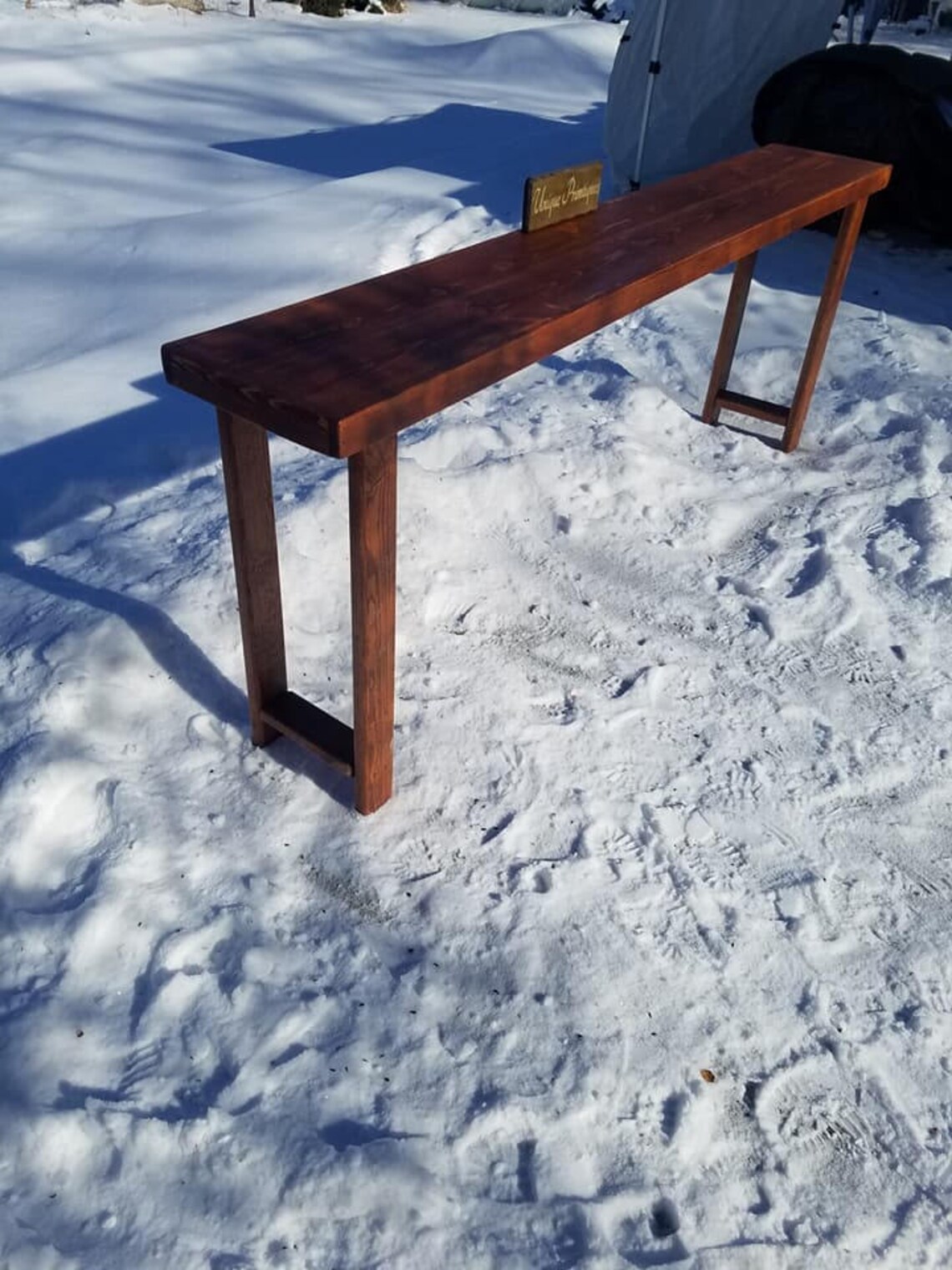RUSTIC BAR TABLE Sofa Console Entryway Store Display Checkout | Etsy