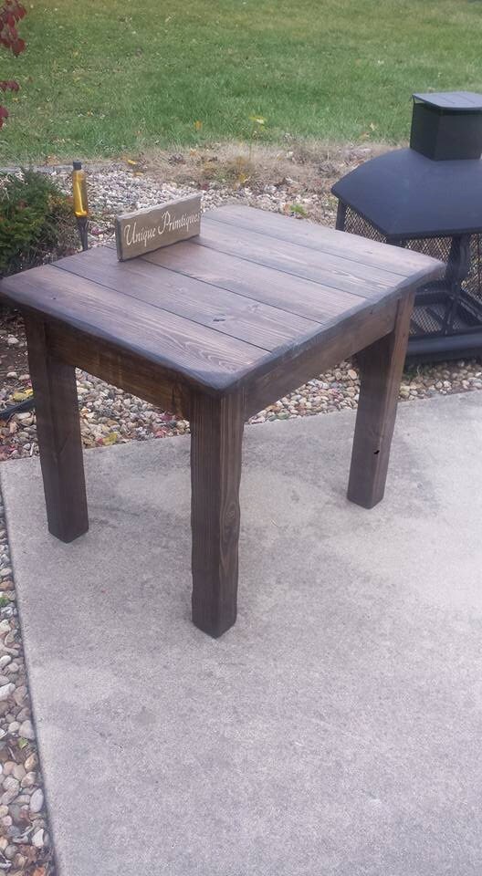 RUSTIC FARMHOUSE TABLE Small Kitchen Dining Country Farm House ...